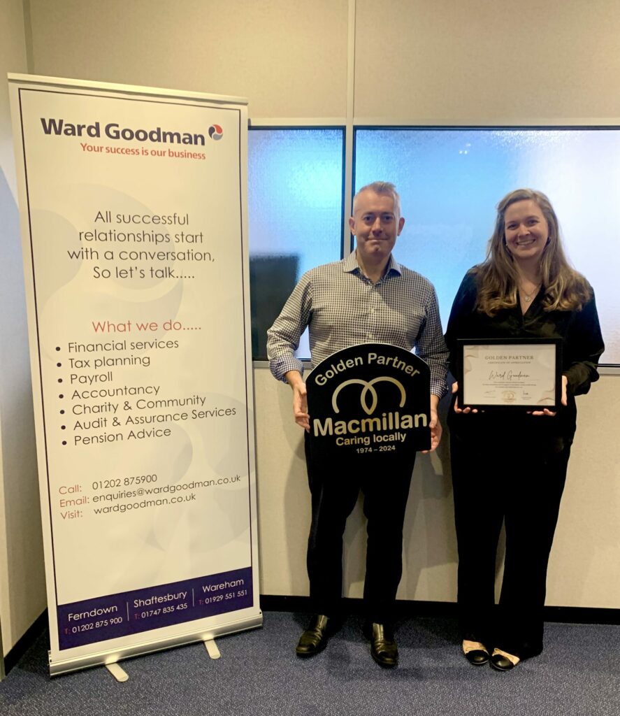 Golden Partners Of Macmillian Caring Locally | Ward Goodman